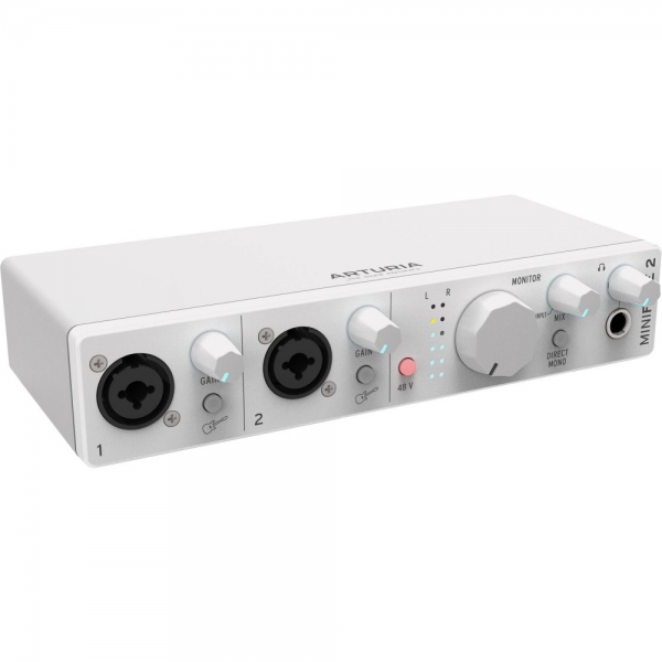 Arturia Minifuse 2 White Interface de Áudio e Midi USB 2x2 ...