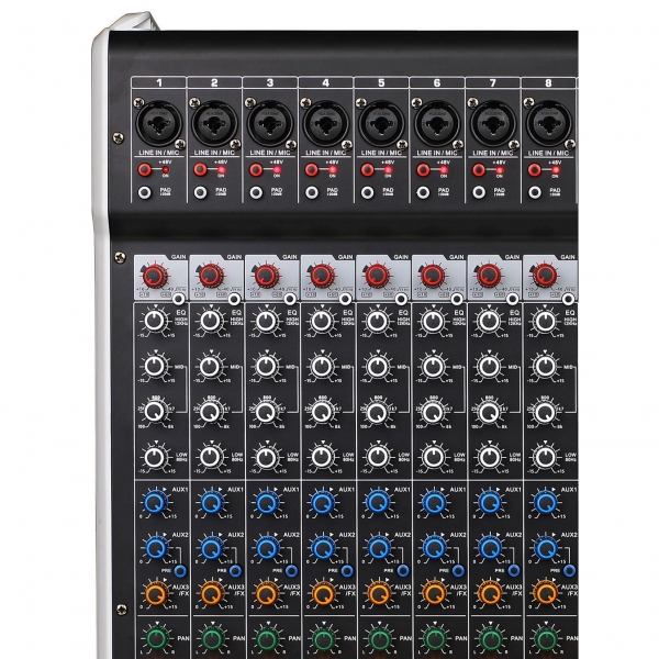 AMW Q16 v3 Mesa de Som 16 Canais Combo 99 Efx Dsp 2 Aux Hi-Z Interface ...