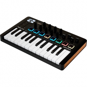 Arturia Minilab V3 Deep Black Teclado Controlador Midi USB 25 Teclas e ...