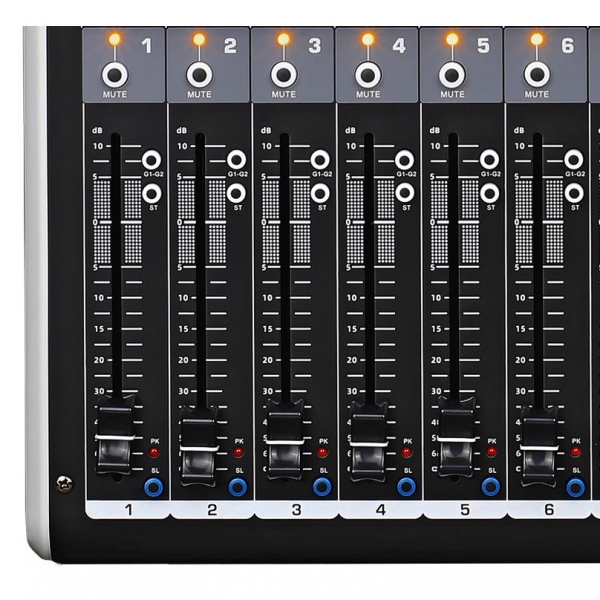 AMW Q16 v3 Mesa de Som 16 Canais Combo 99 Efx Dsp 2 Aux Hi-Z Interface ...