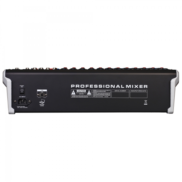 AMW Q16 v3 Mesa de Som 16 Canais Combo 99 Efx Dsp 2 Aux Hi-Z Interface ...