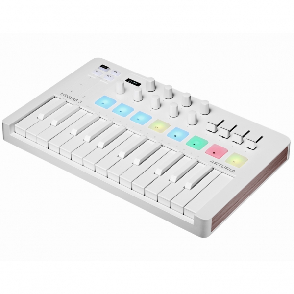 Arturia Minilab V3 Alpine W Teclado Controlador Midi USB 25 Teclas e ...
